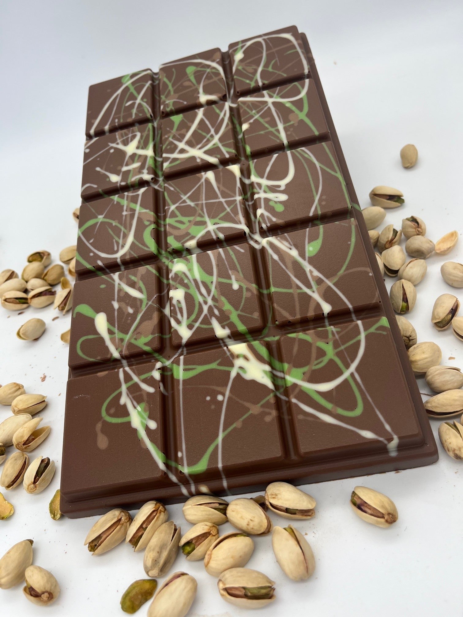 Giant "The Crunchy One" Pistachio & Knafeh Chocolate Bar 1kg ...